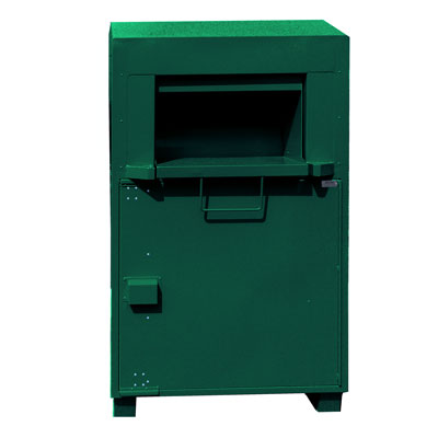 Textile / Clothing Collection Bin with Geared Tray and Internal Rotati ...